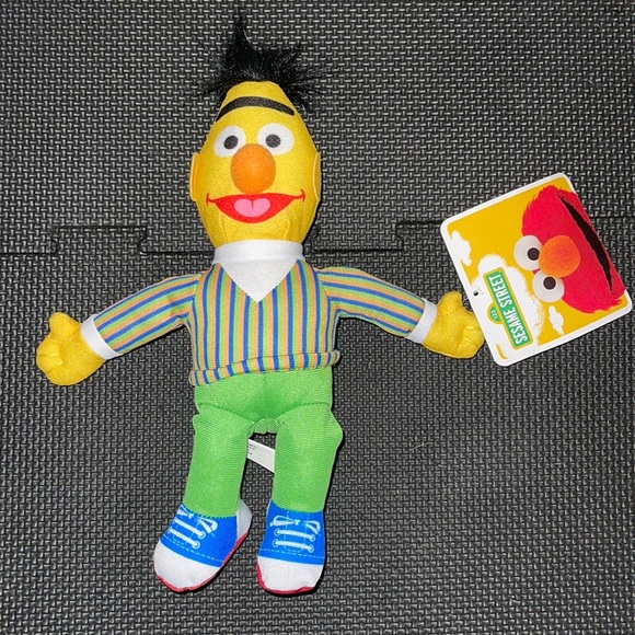Toys | Bert Sesame Street Plush Toy Animal Bop Bags | Poshmark